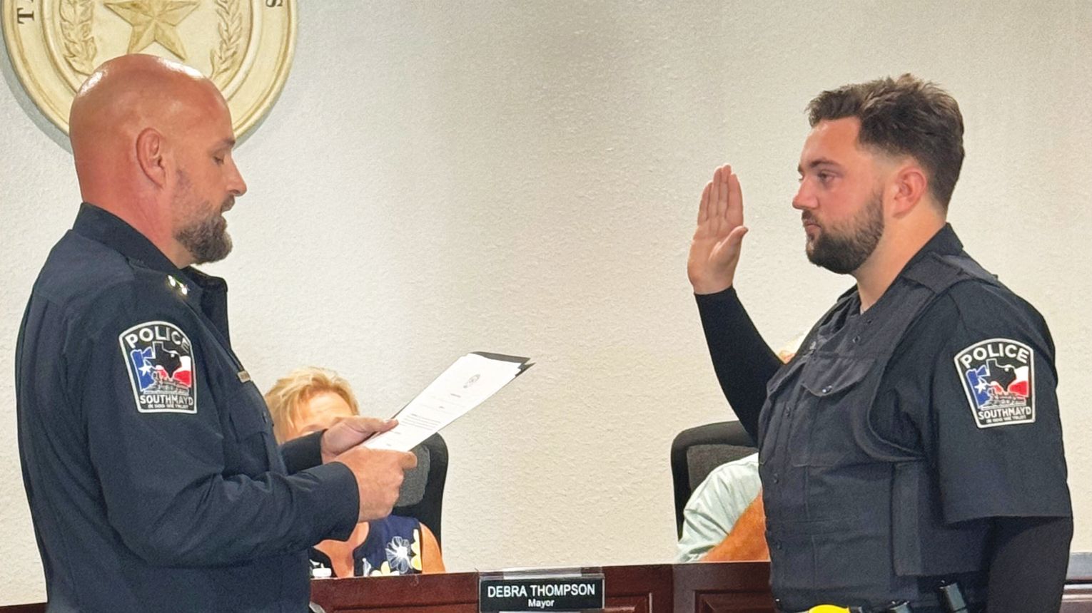 Southmayd Police Department welcomes new reserve officer